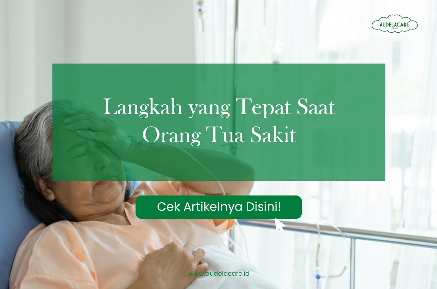 Langkah Yang Tepat Saat Orang Tua Sakit! Simak Infonya!
